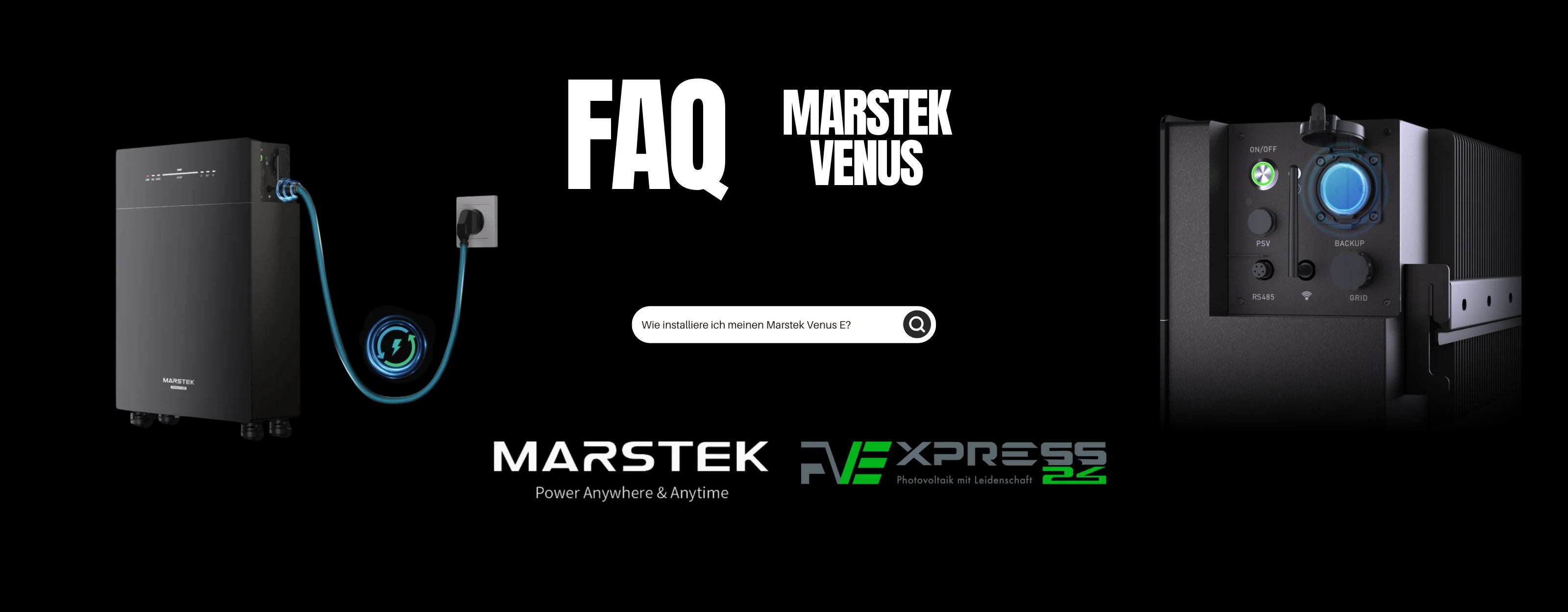 FAQ - Marstek Venus E/C mit 5120Wh und 2500W Leistung – PVExpress24