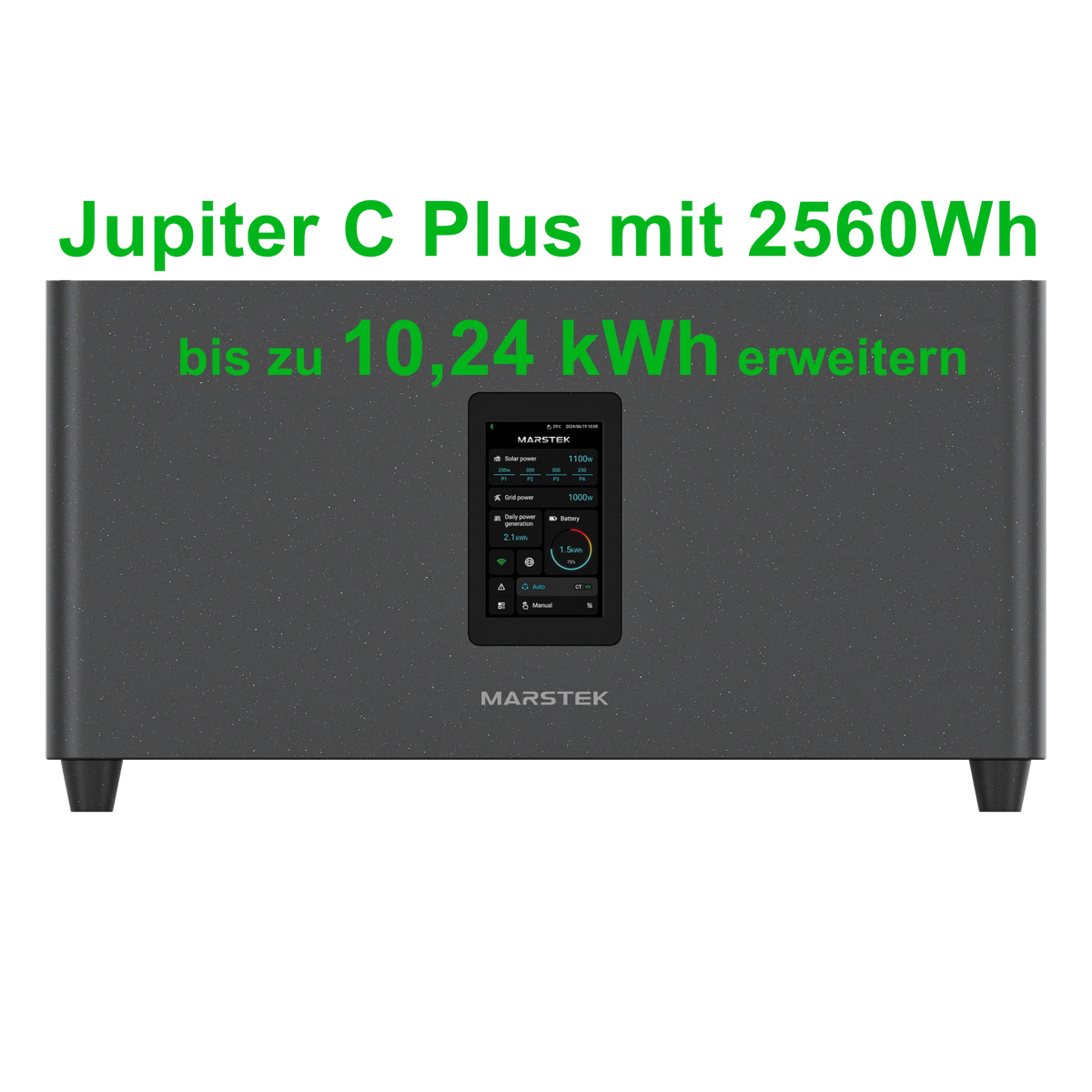 MARSTEK Jupiter C Plus 800W 2560Wh Speicher für Balkonkraftwerke – PVExpress24