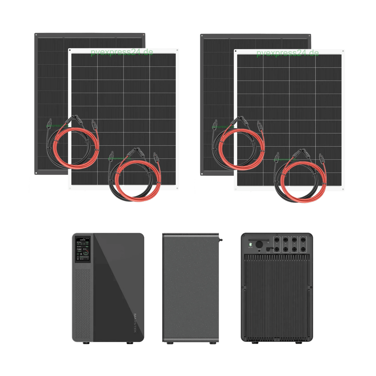 Set - Marstek Jupiter C mit 4x RenePV Flexible Solarmodule – PVExpress24